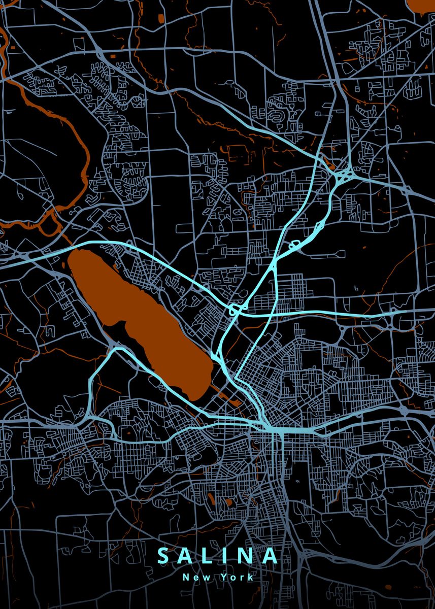 'Salina' Poster, picture, metal print, paint by Deeo | Displate