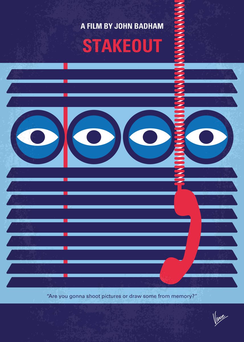 'No1376 My Stakeout' Poster, picture, metal print, paint by Chungkong ...