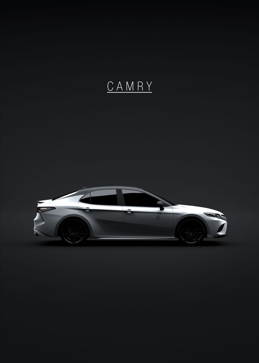 'Toyota Camry WS XSE 2018' Poster, picture, metal print, paint by 21 ...