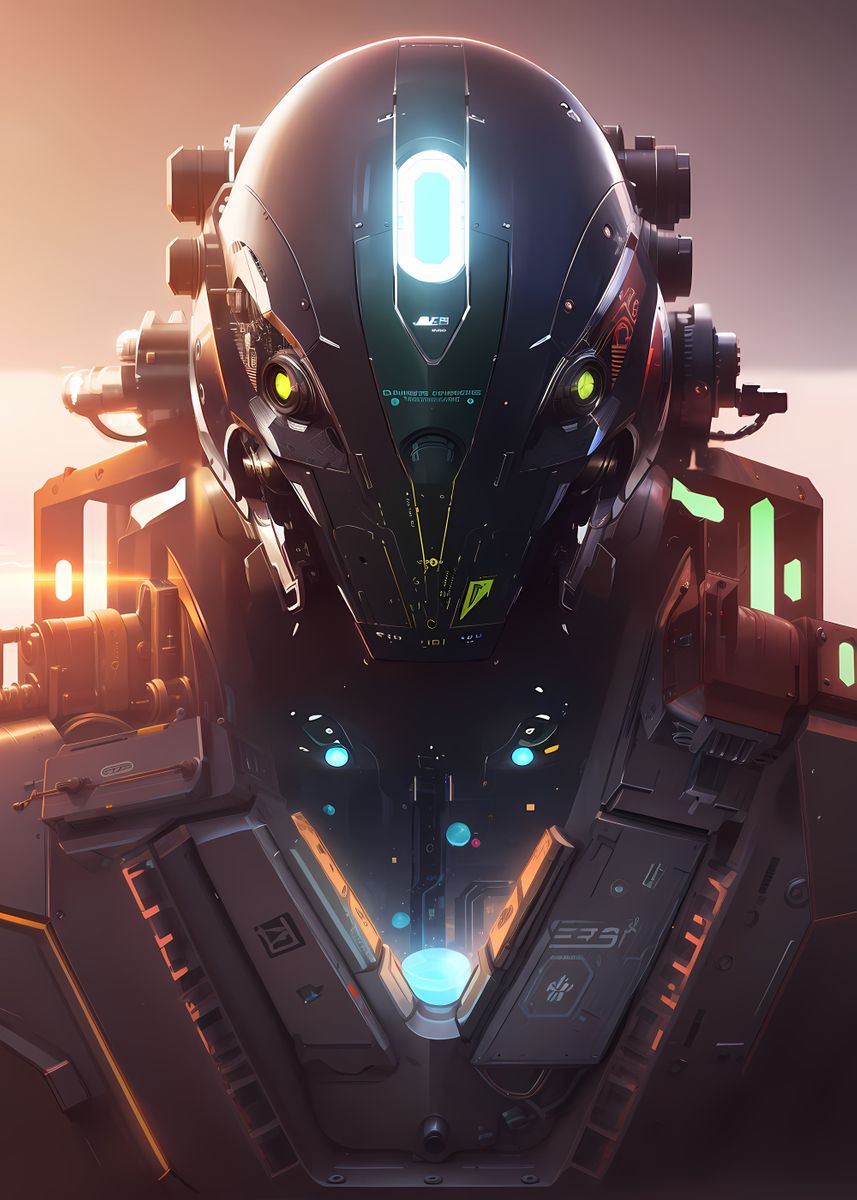 'Steel Sentinel' Poster, picture, metal print, paint by Luong Phat ...