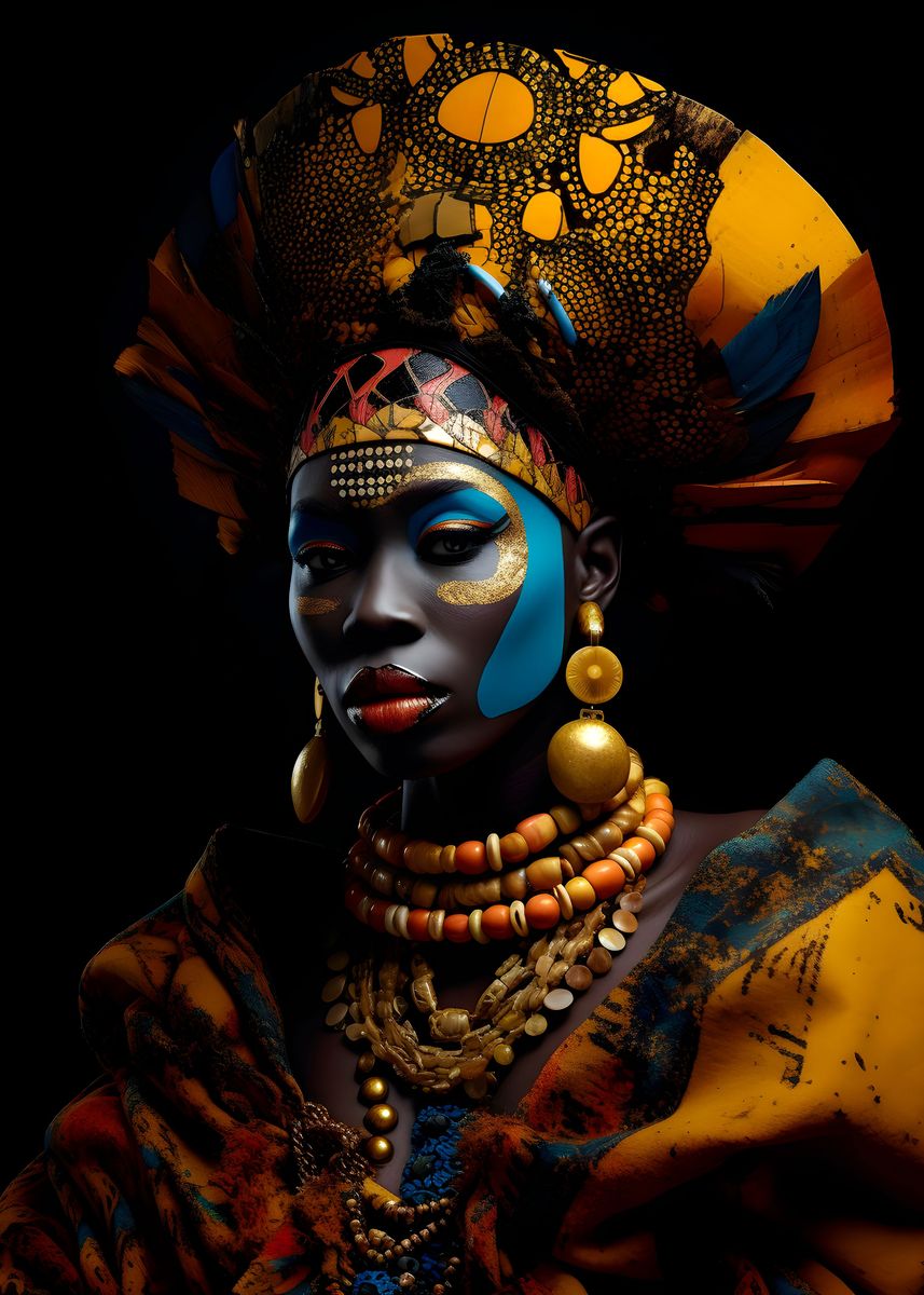 'African Queen' Poster by helveola | Displate