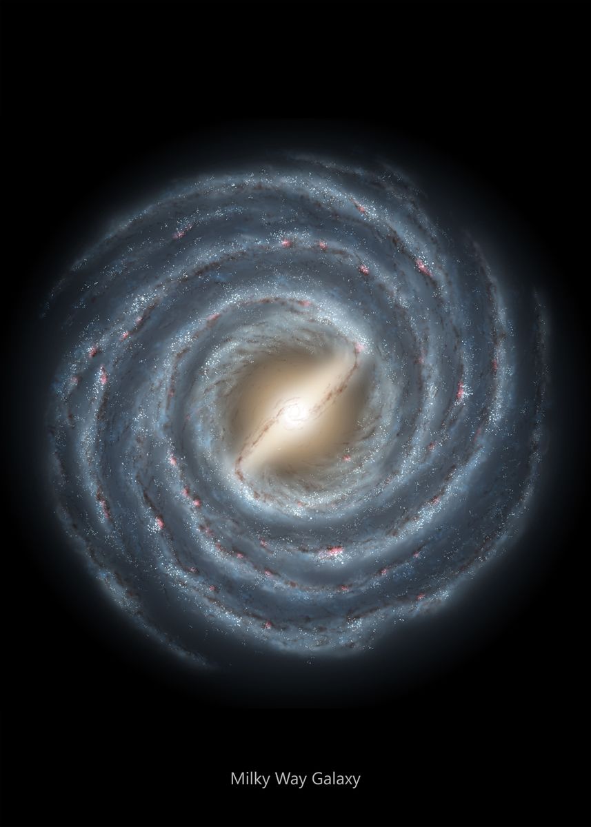 'Milky Way Galaxy' Poster, picture, metal print, paint by Galaxy Images ...