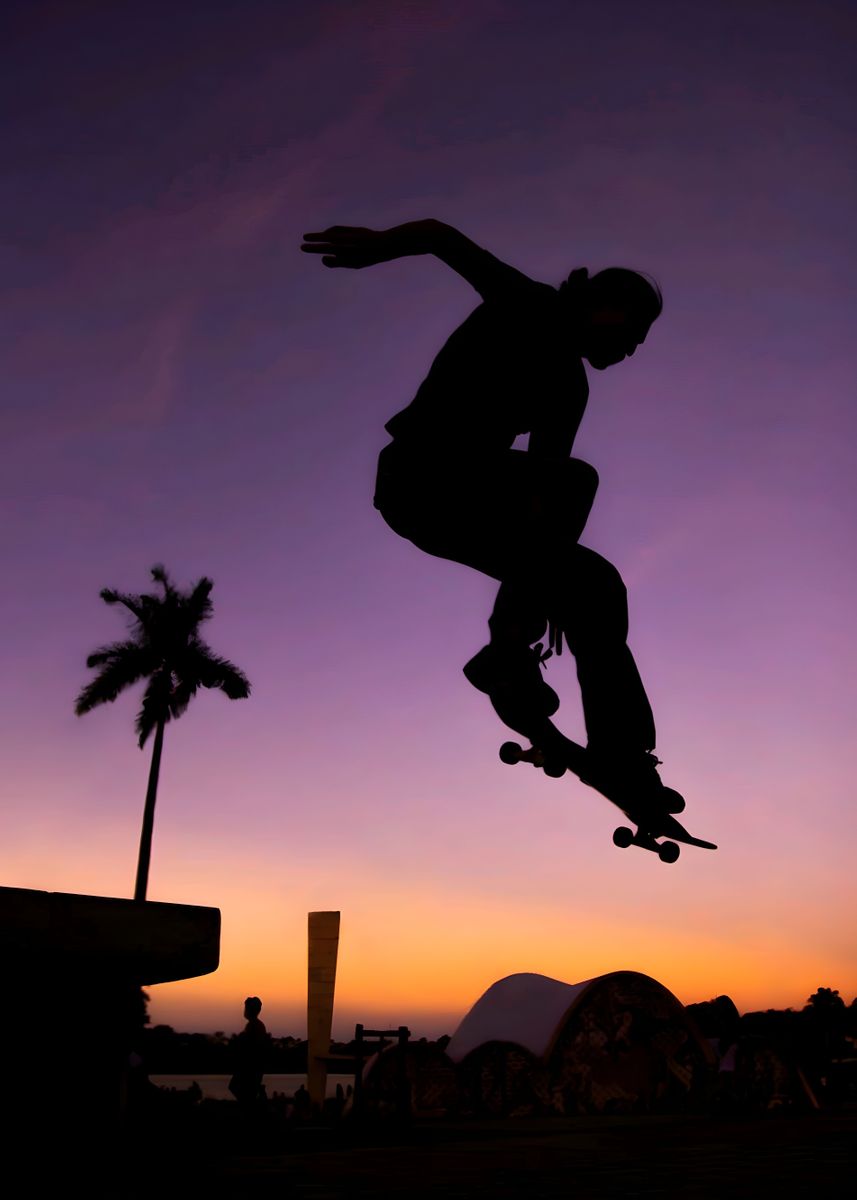 'skate' Poster by irithel jhonson | Displate