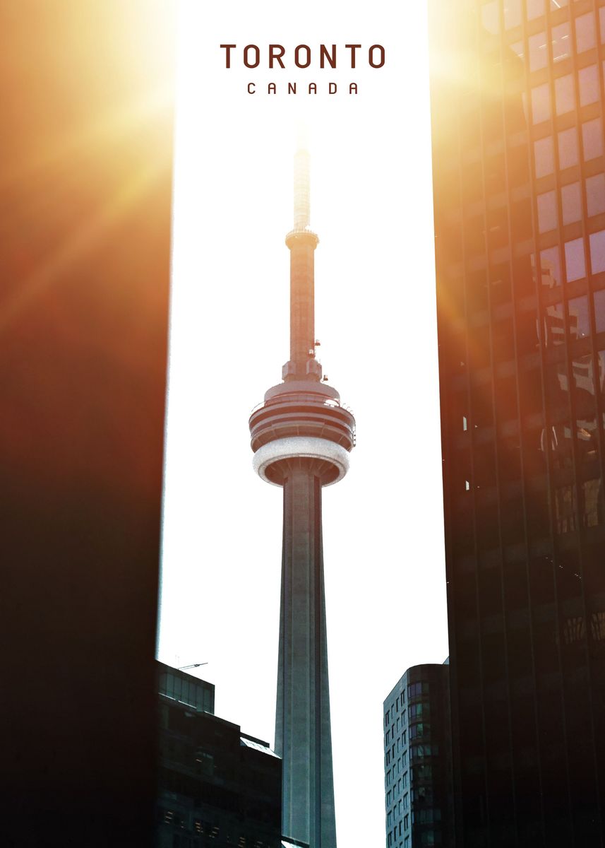 'Toronto ' Poster, picture, metal print, paint by Travel Addict | Displate