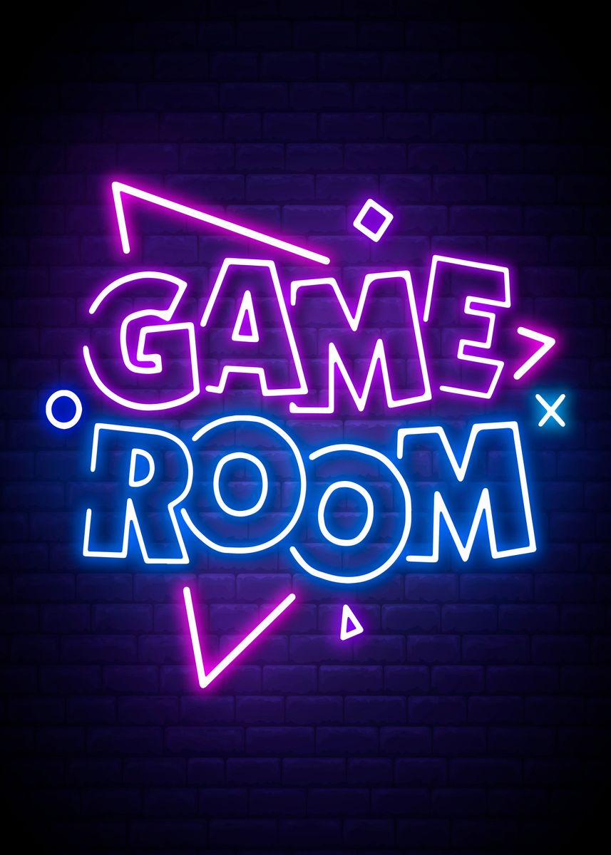 'Game Room' Poster, picture, metal print, paint by Metal Posters | Displate