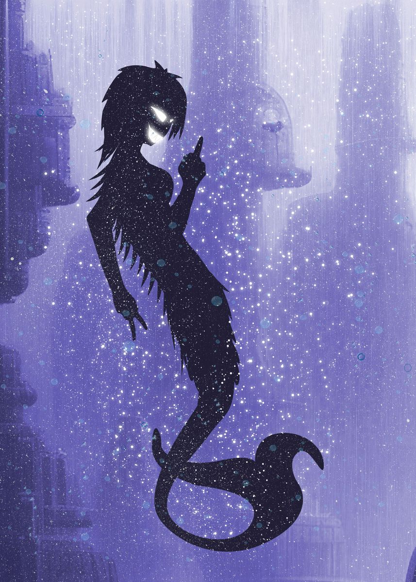 'Dirty Mermaid' Poster by Ilya Danilov | Displate