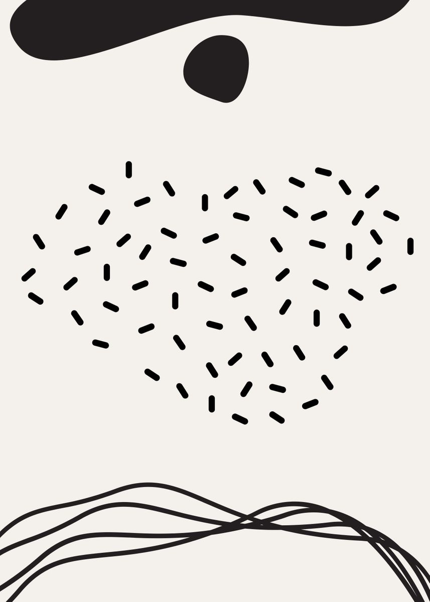 'Life Abstraction' Poster by Beata Tabak | Displate