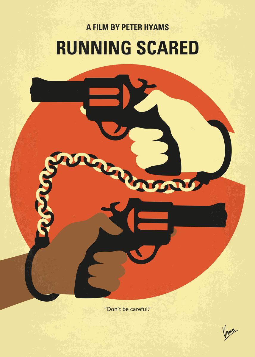 'No1377 My Running Scared ' Poster, picture, metal print, paint by ...