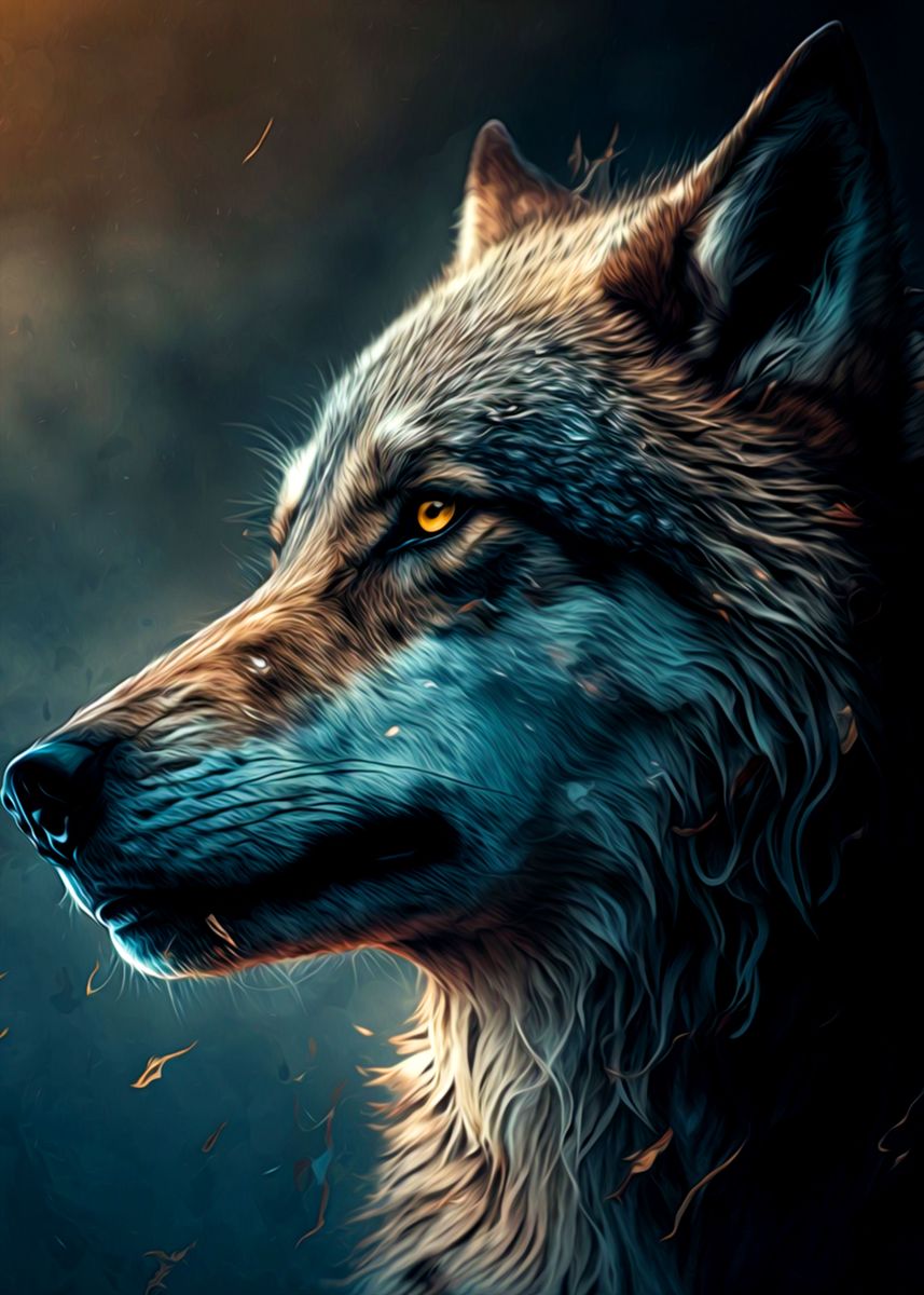 'Wolf' Poster by minh doan | Displate