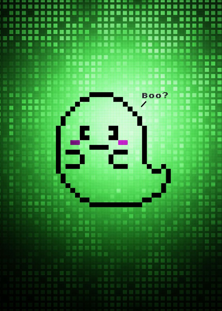 'Boo' Poster, picture, metal print, paint by cypher the third | Displate