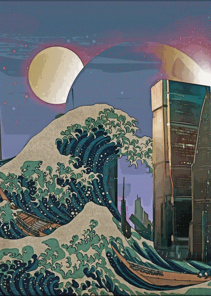 'Atom Punk Aesthetic' Poster, picture, metal print, paint by ...