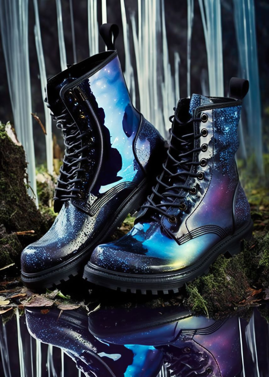 'Fashion of boots' Poster, picture, metal print, paint by ...