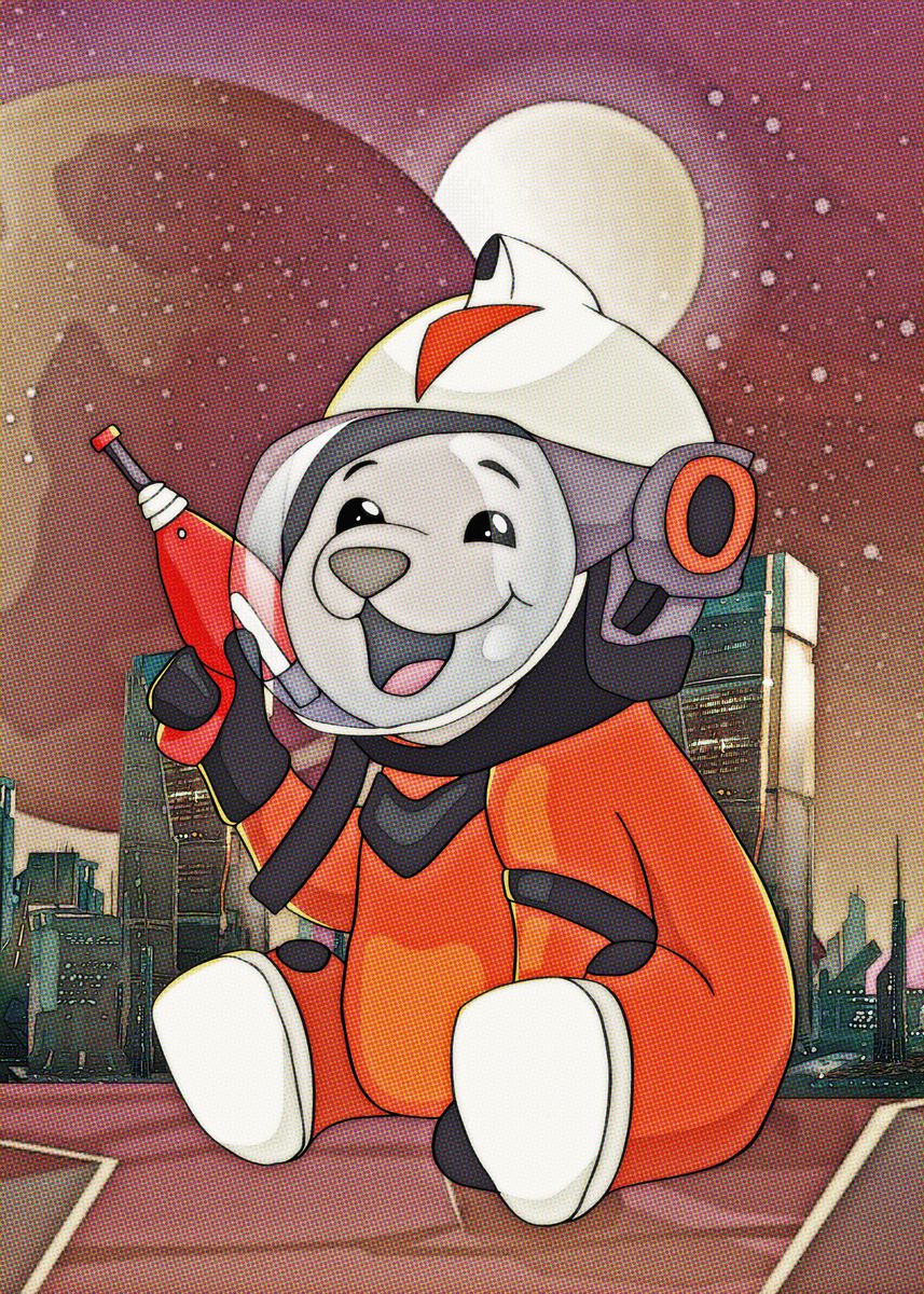 'Atom Punk Aesthetic' Poster, picture, metal print, paint by ...