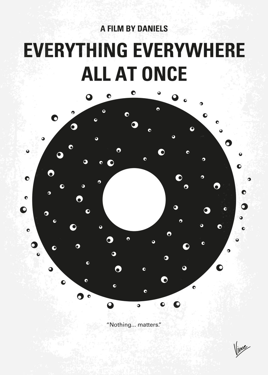 'Everything Everywhere All ' Poster, picture, metal print, paint by ...