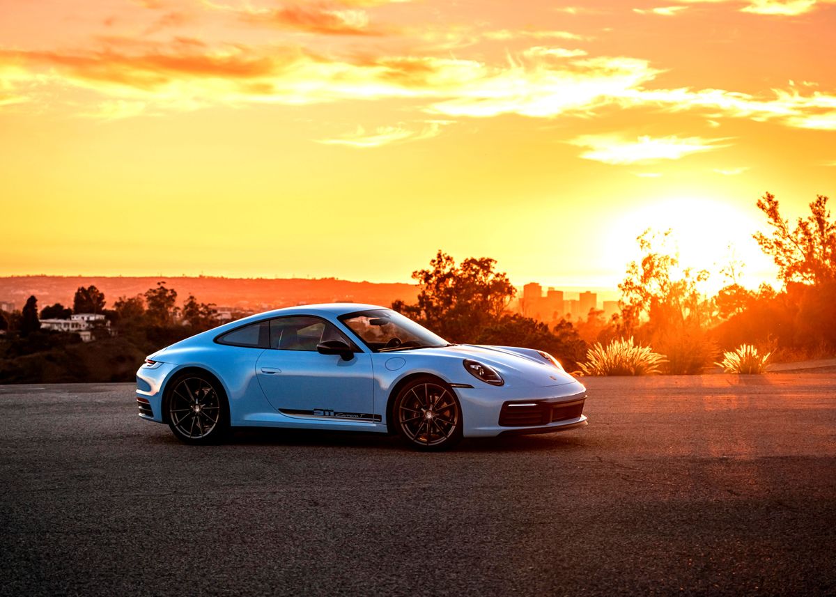 'Porsche' Poster by Marcel Lee | Displate