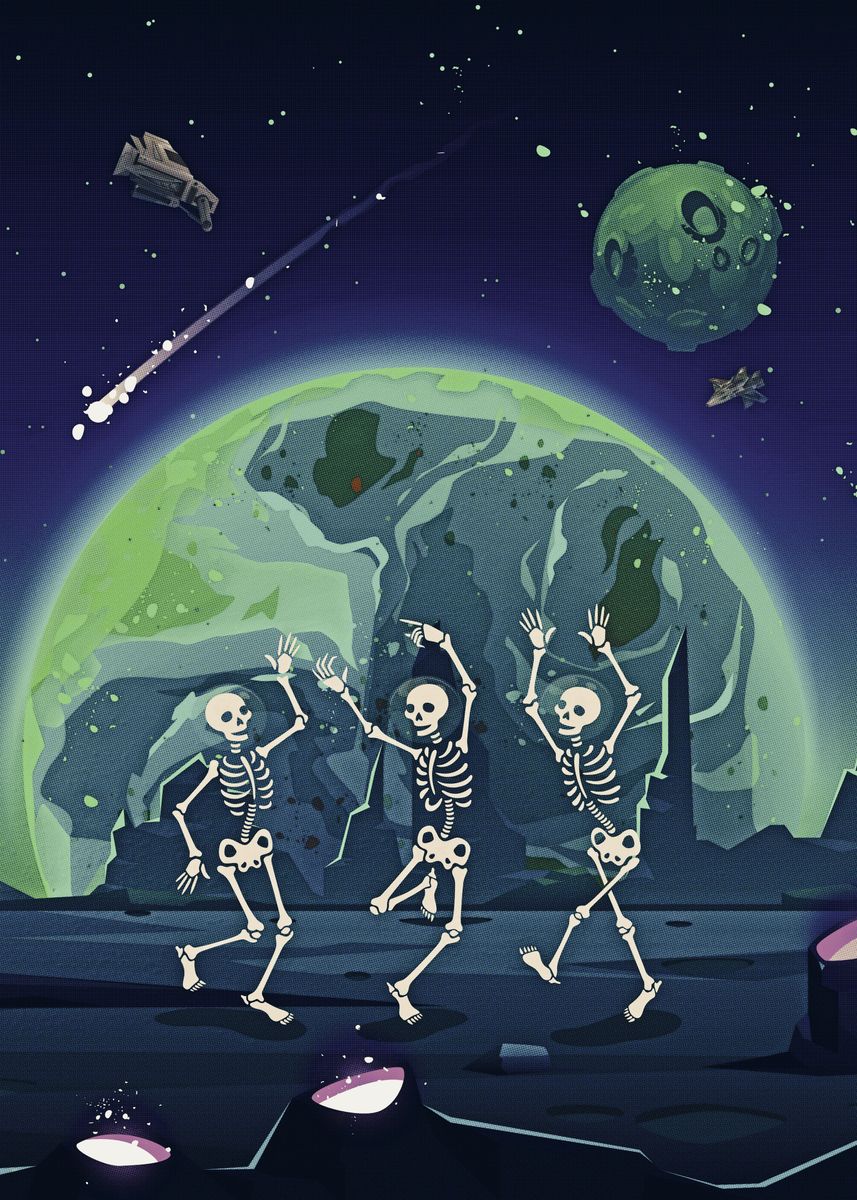 'Atom Punk Aesthetic' Poster, picture, metal print, paint by ...