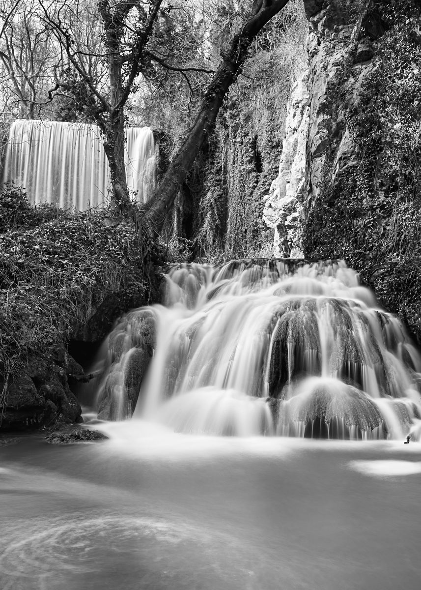 'Waterfall natural park' Poster, picture, metal print, paint by Vicen ...