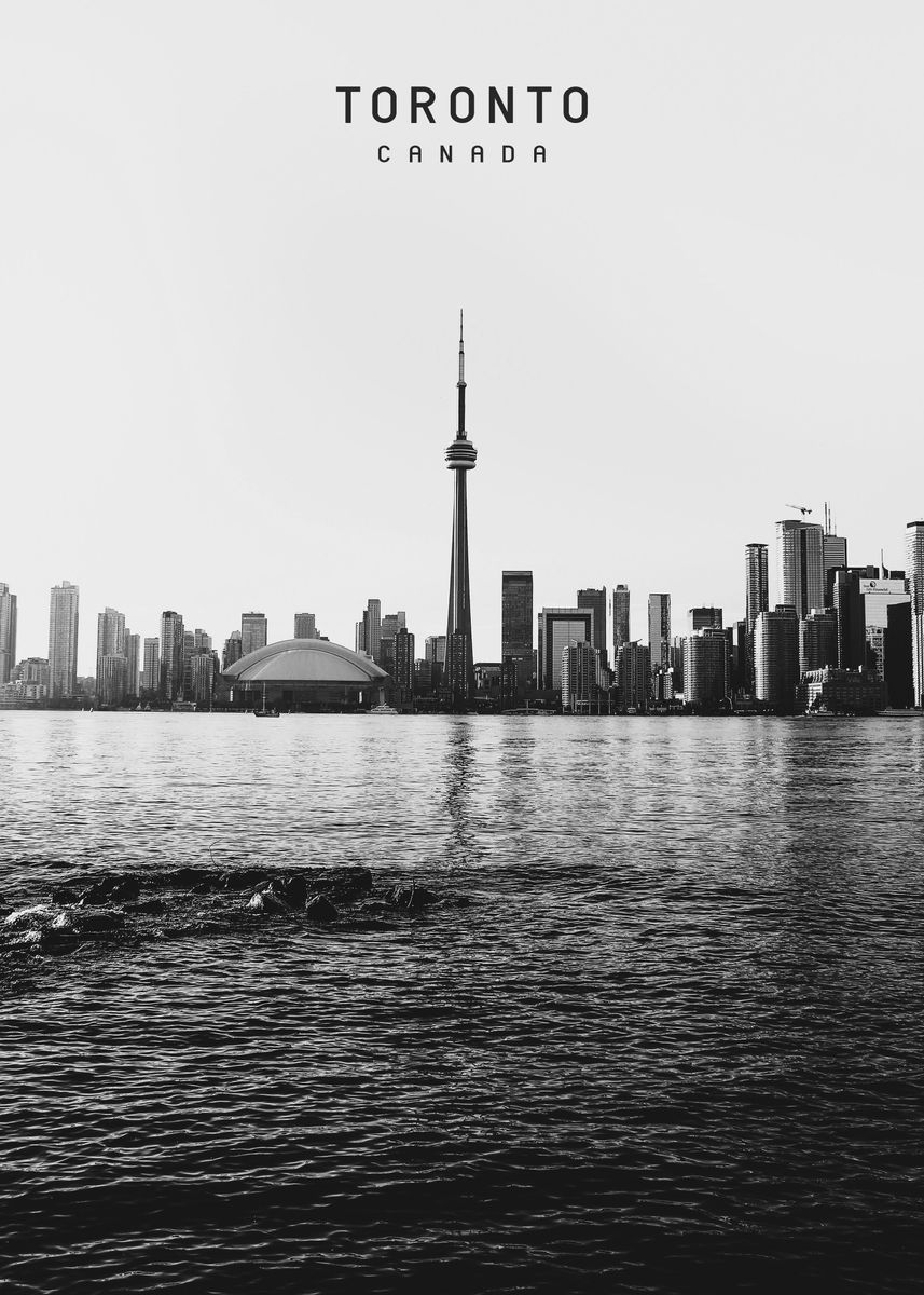 'Toronto ' Poster, picture, metal print, paint by Travel Addict | Displate
