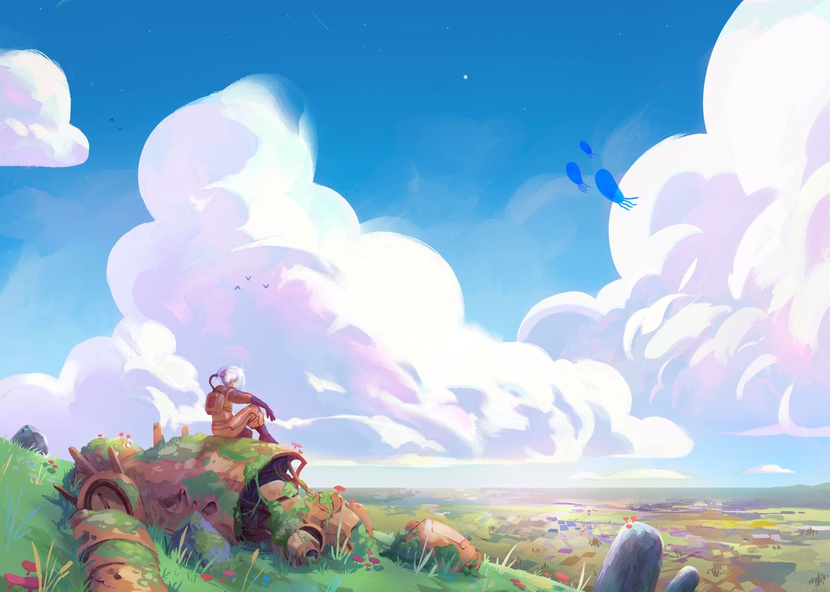 'Illu Robot' Poster by Colas BIM | Displate