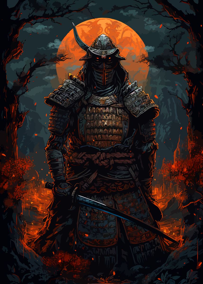 'Last Samurai Stand' Poster, picture, metal print, paint by Nasmed ...