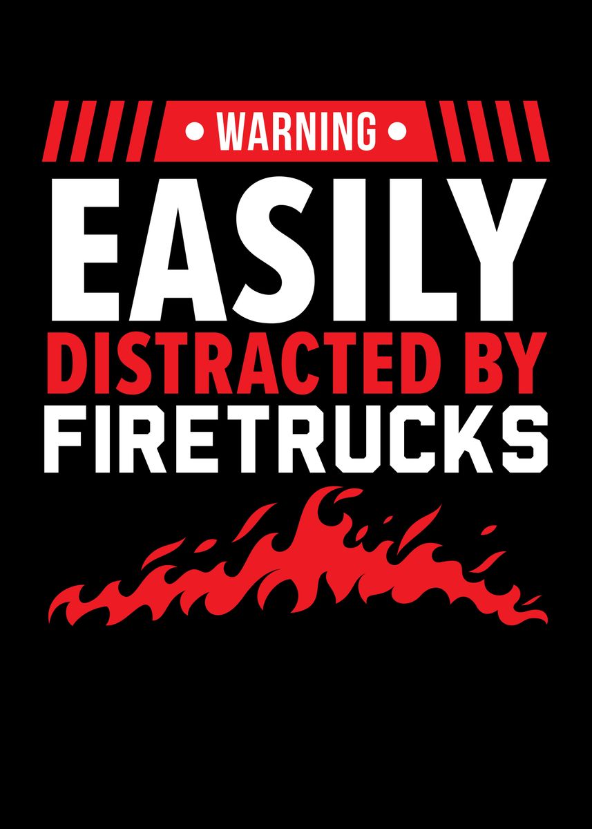 'Fireman Fire Rescue' Poster, picture, metal print, paint by NAO | Displate