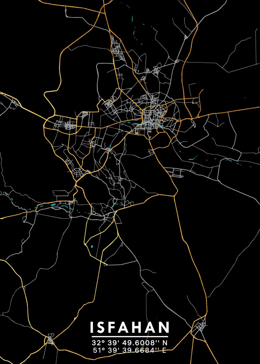 'Isfahan Province Iran' Poster, picture, metal print, paint by ...