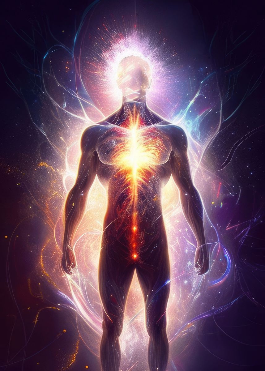 'Chi Body Spiritual Heal' Poster, picture, metal print, paint by Dr ...