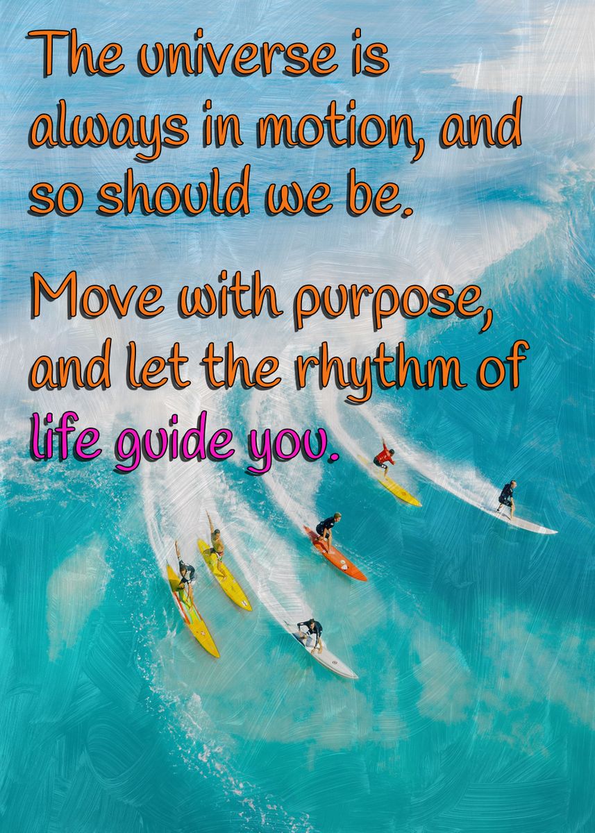 'Purposeful Motion' Poster, picture, metal print, paint by Steel Canvas ...