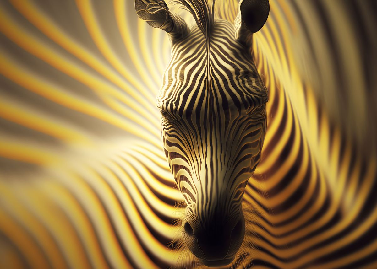 'Cosmic Space Zebra' Poster by Bailey DHeath | Displate