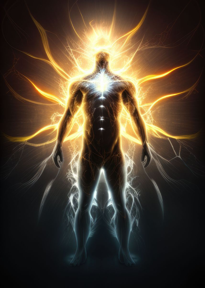 'Chi Body Spiritual Heal' Poster, picture, metal print, paint by Dr ...