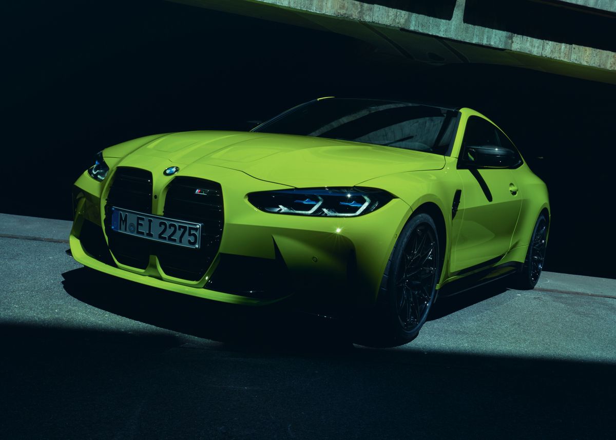 'bmw m4' Poster by Monster Car | Displate