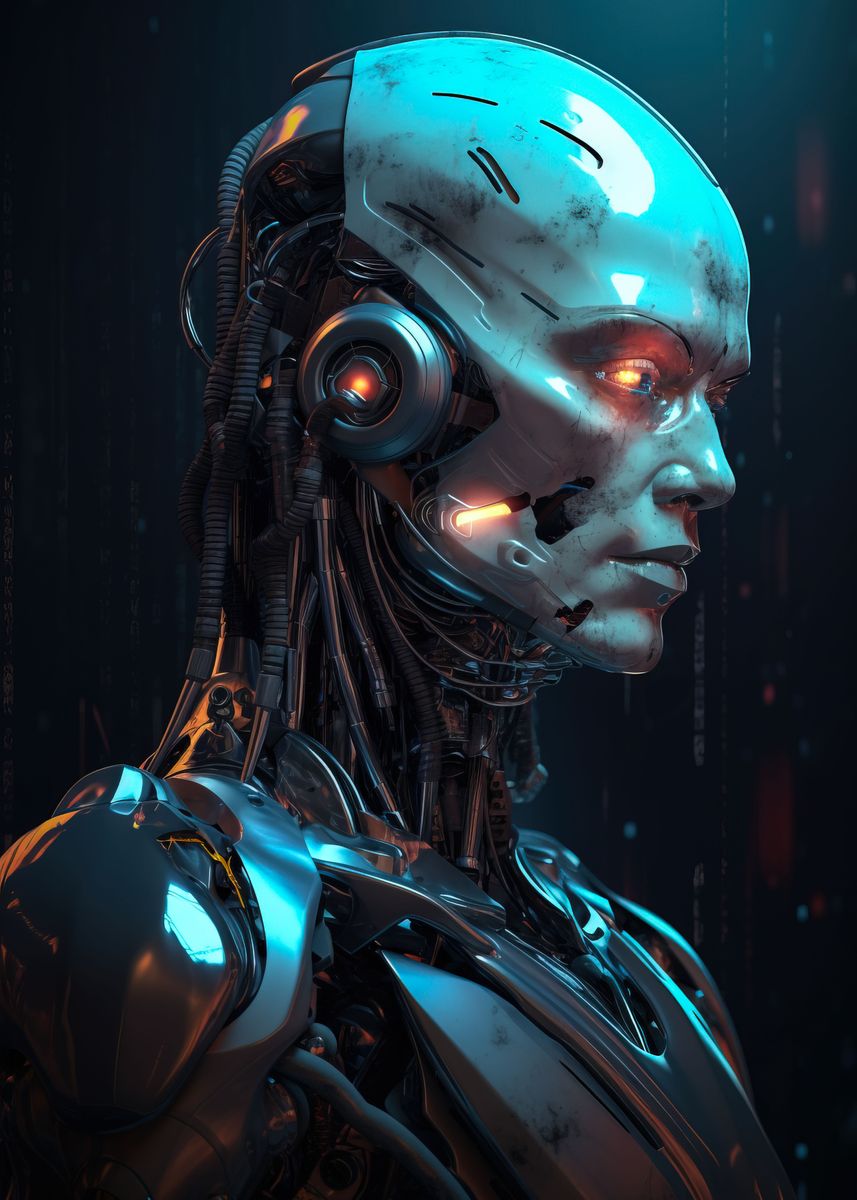 'Complexity of Cybernetics' Poster, picture, metal print, paint by ...