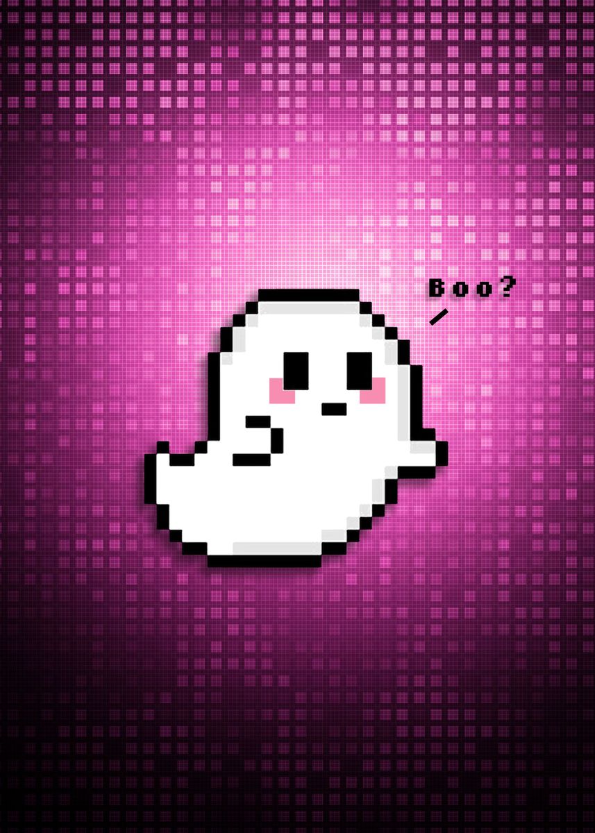 'Boo' Poster, picture, metal print, paint by cypher the third | Displate