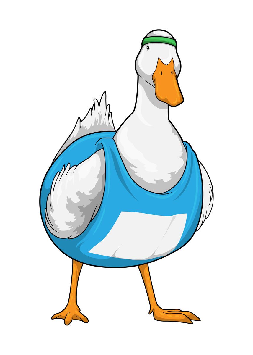 'Duck Runner Running' Poster, picture, metal print, paint by Markus ...