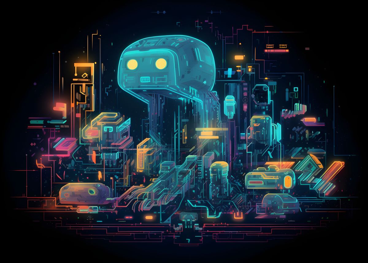 'Concept Art Retro Games' Poster by Color My Wall | Displate