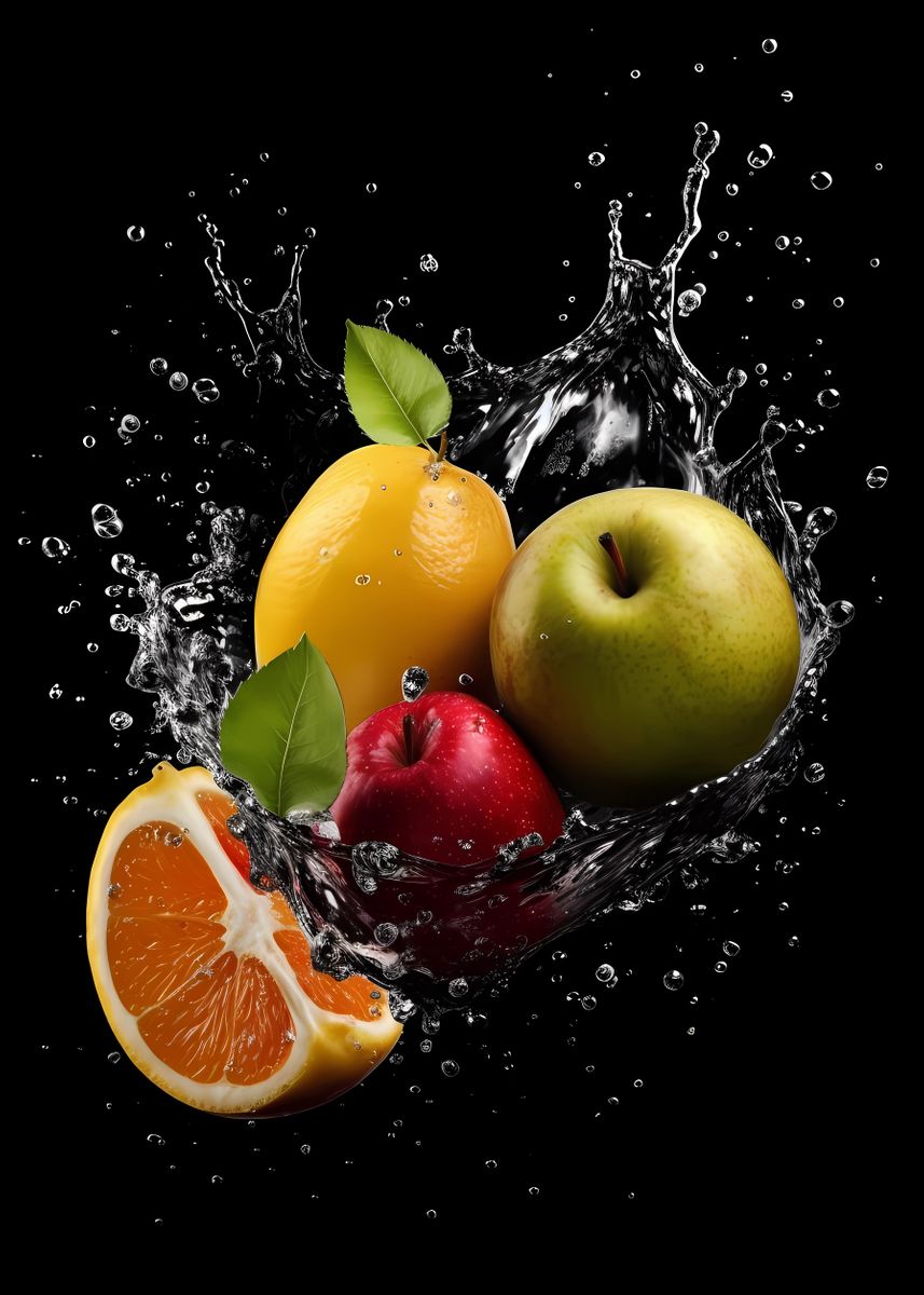 'Mixed Fruit 2' Poster by David Scott | Displate