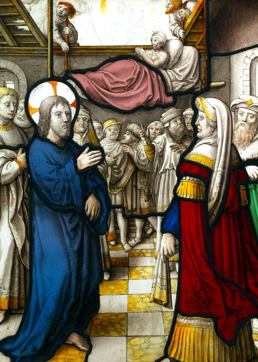'Healing of the Paralytic' Poster, picture, metal print, paint by ...
