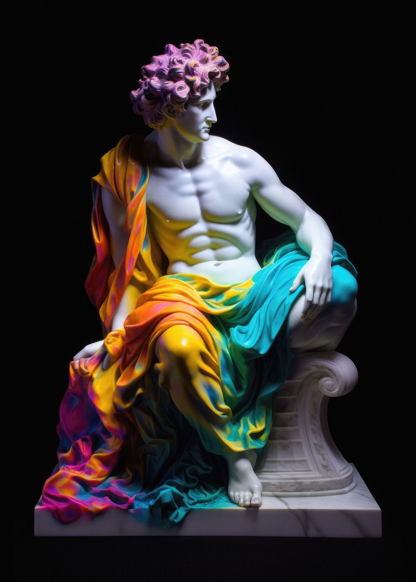 'The Marble Man Legend' Poster, picture, metal print, paint by AnimyArt ...