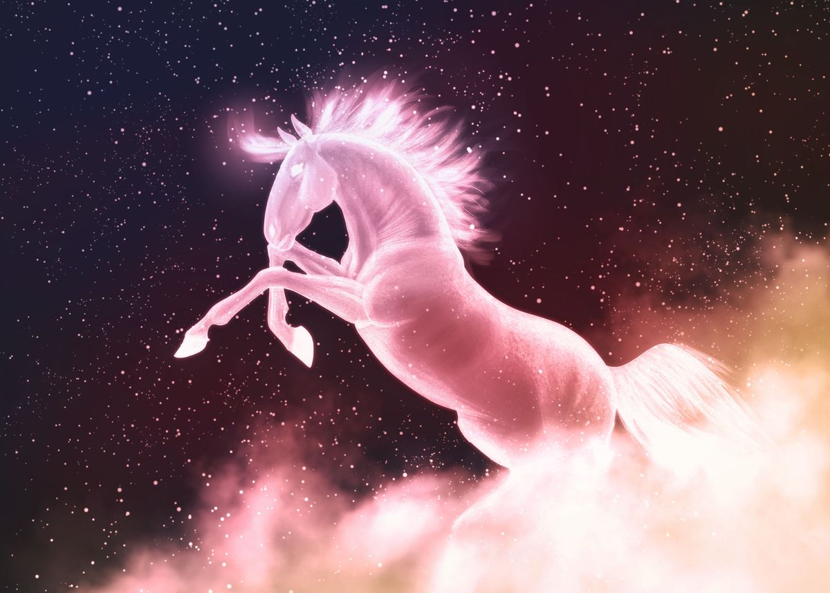 'Stellar Horse' Poster by SophiePf | Displate