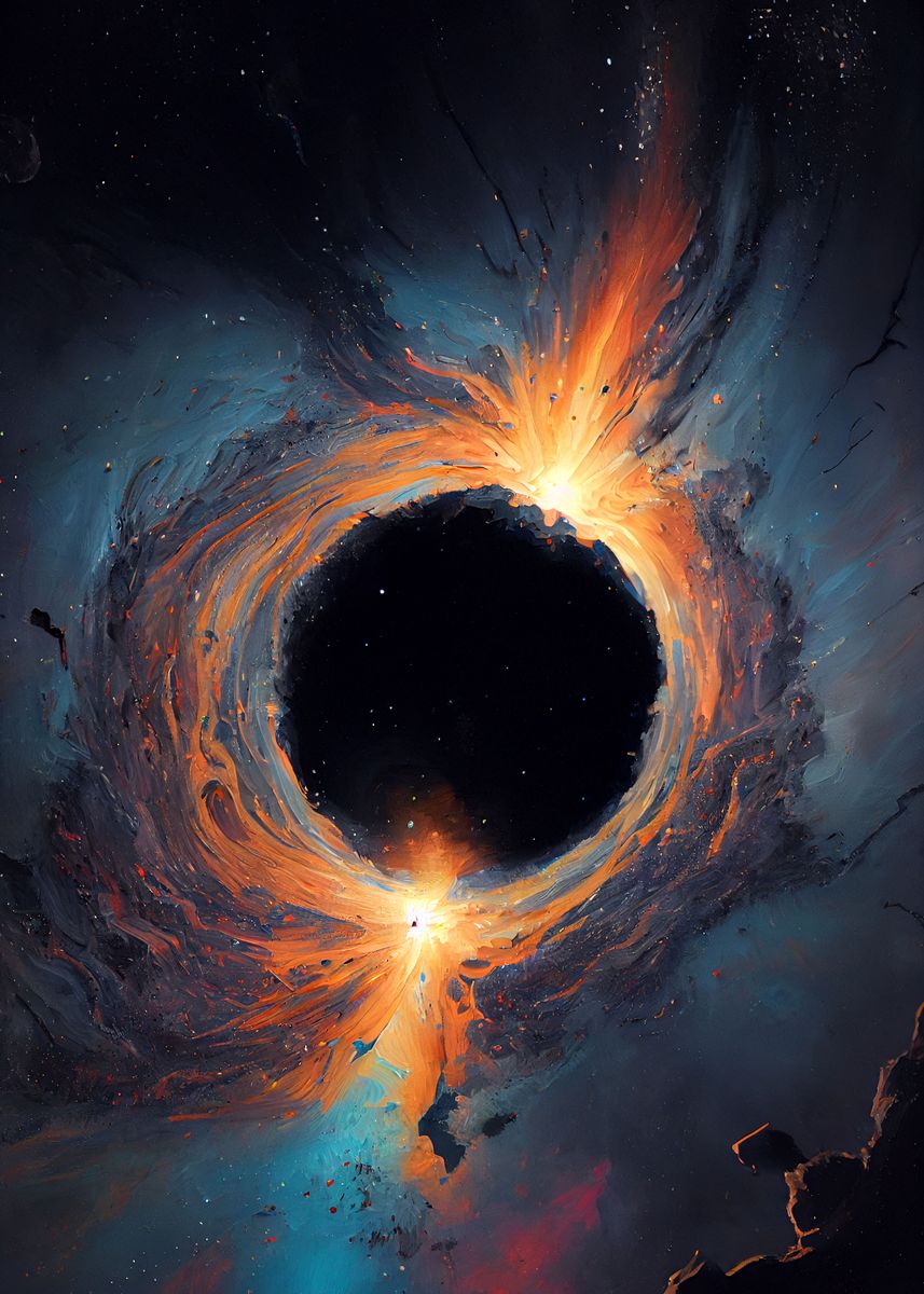'Big Bang Void vs1' Poster, picture, metal print, paint by Sycaid ...