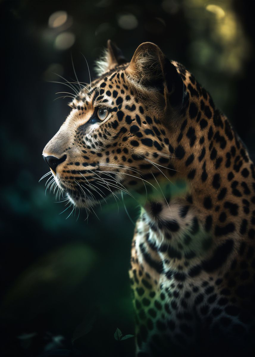 'Elusive Leopard' Poster, picture, metal print, paint by Zooscape ...