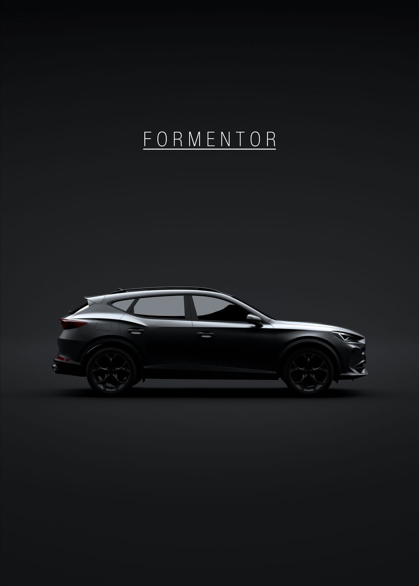 'Cupra Formentor 2021' Poster, picture, metal print, paint by 21 MXM ...