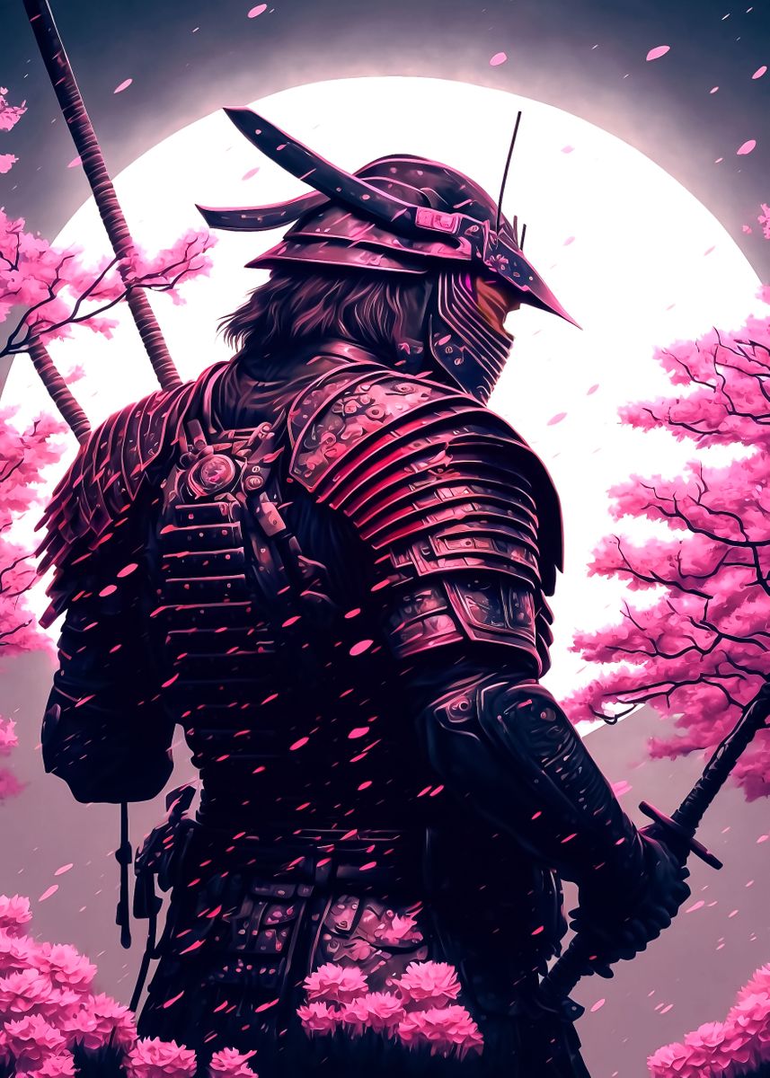 'Samurai 7 ' Poster, picture, metal print, paint by the Moooh | Displate