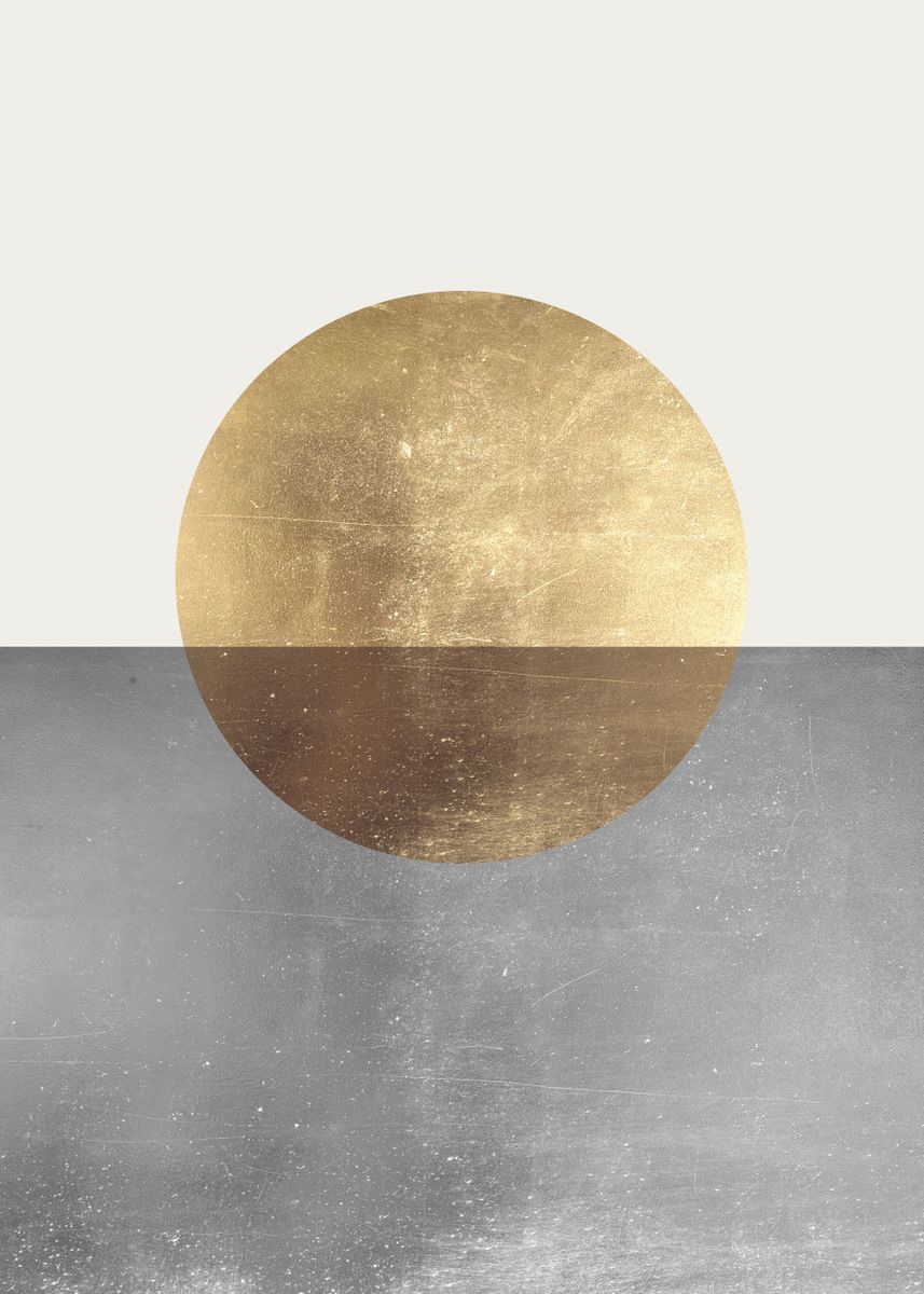 'Metal and gold art 4' Poster, picture, metal print, paint by Vitor ...