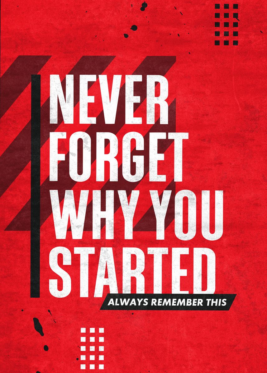 'Never Give Up' Poster by Angela Kawai | Displate