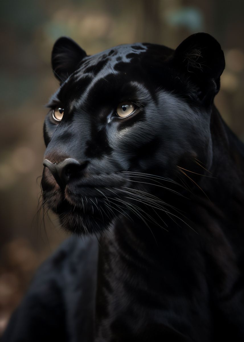 'Elegant Panther' Poster, picture, metal print, paint by Zooscape ...