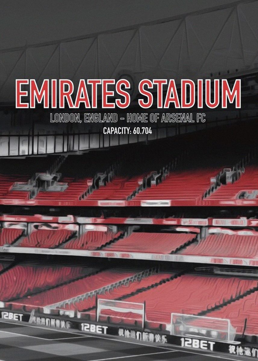 'Arena Stadium Poster' Poster by RobertHall Studio | Displate