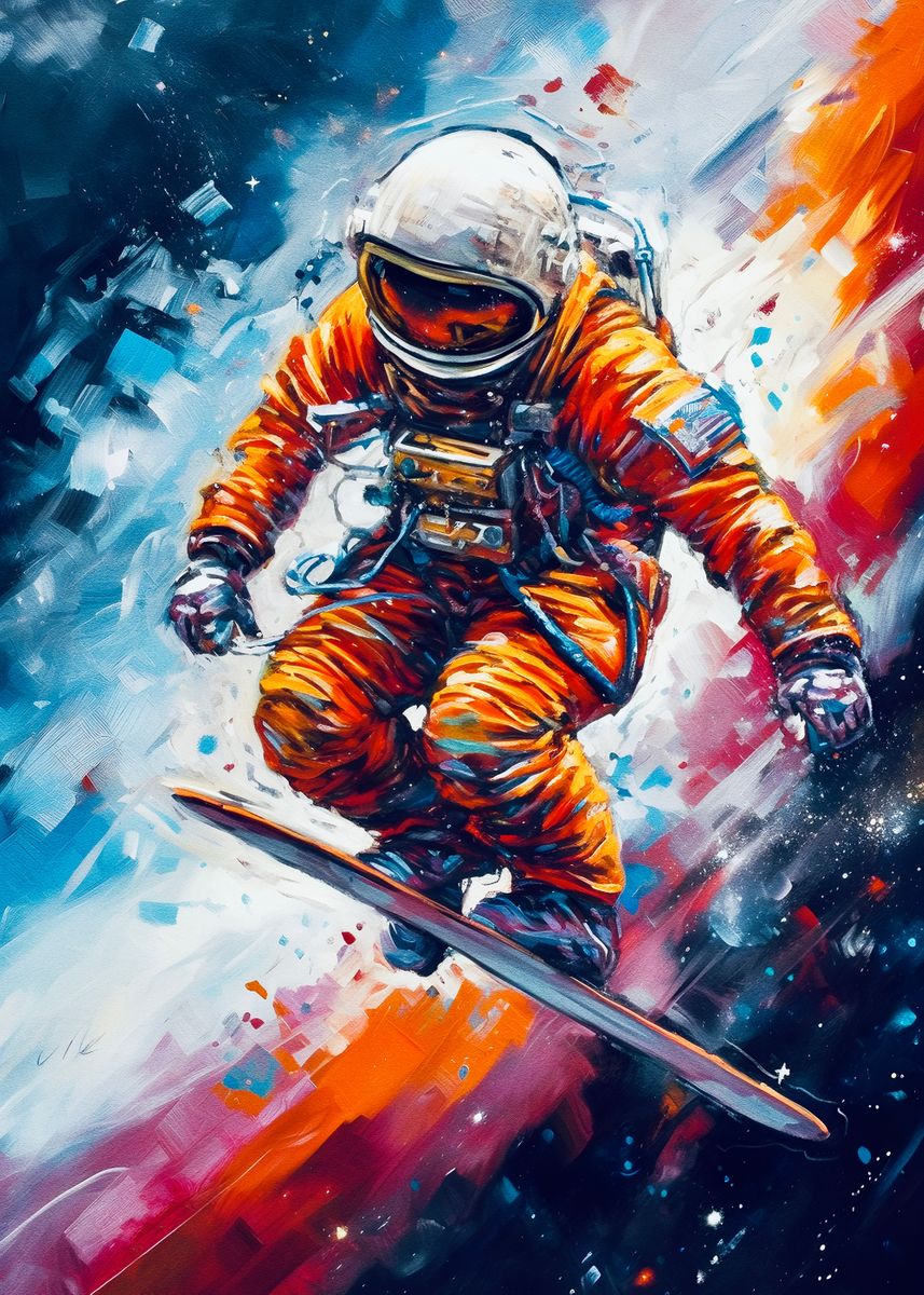'Astro painting' Poster, picture, metal print, paint by Horace Laura ...
