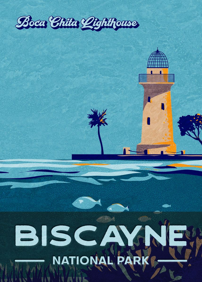 'Biscayne National Park' Poster by Jordan Holmes | Displate