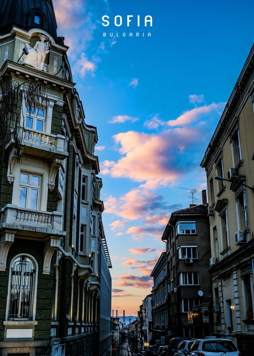 'Sofia ' Poster, picture, metal print, paint by Travel Addict | Displate